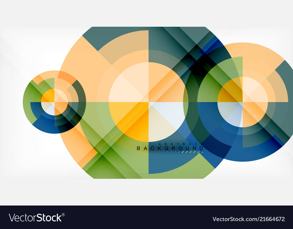 Circle abstract background Royalty Free Vector Image