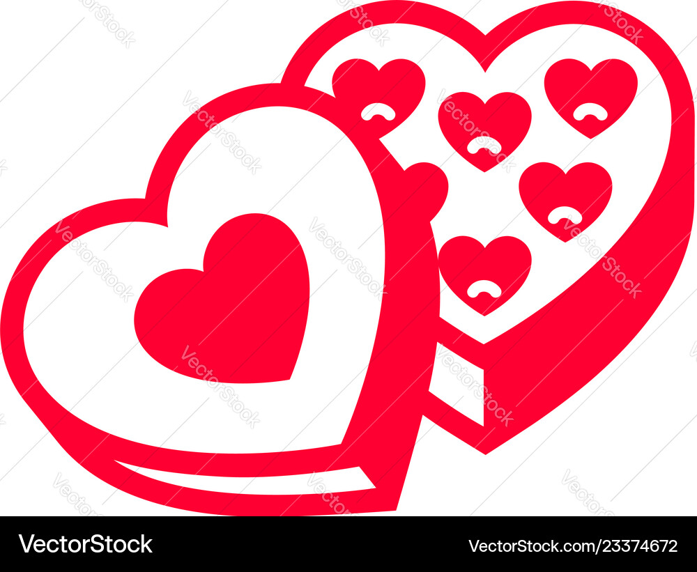 Love icon or valentines day sign designed Vector Image