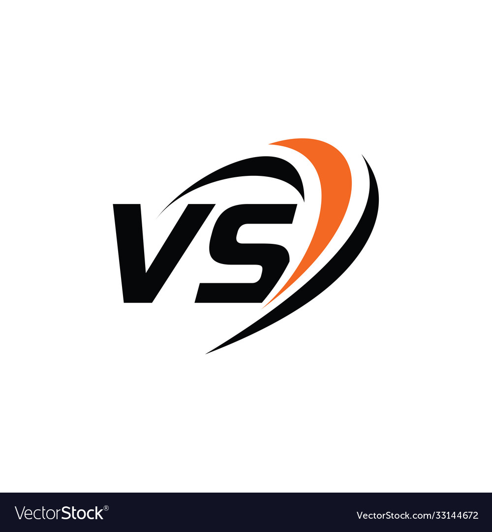 Vs monogram logo Royalty Free Vector Image - VectorStock