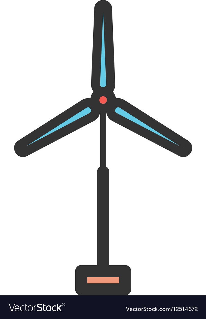 Windmill Royalty Free Vector Image - VectorStock