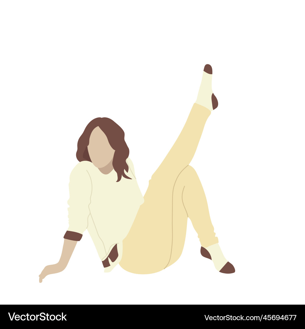 Beautiful young girl Royalty Free Vector Image