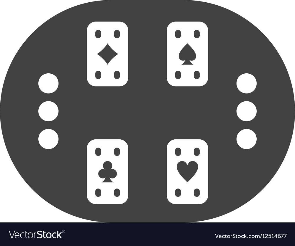 Cards Table Royalty Free Vector Image - VectorStock