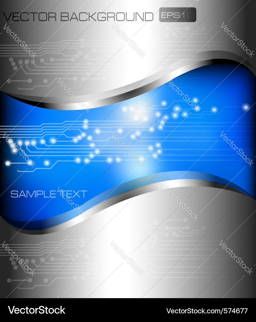 Circuit map Royalty Free Vector Image - VectorStock