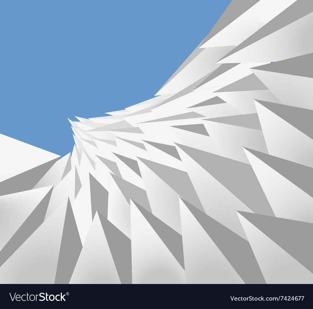 Gray triangle Royalty Free Vector Image - VectorStock