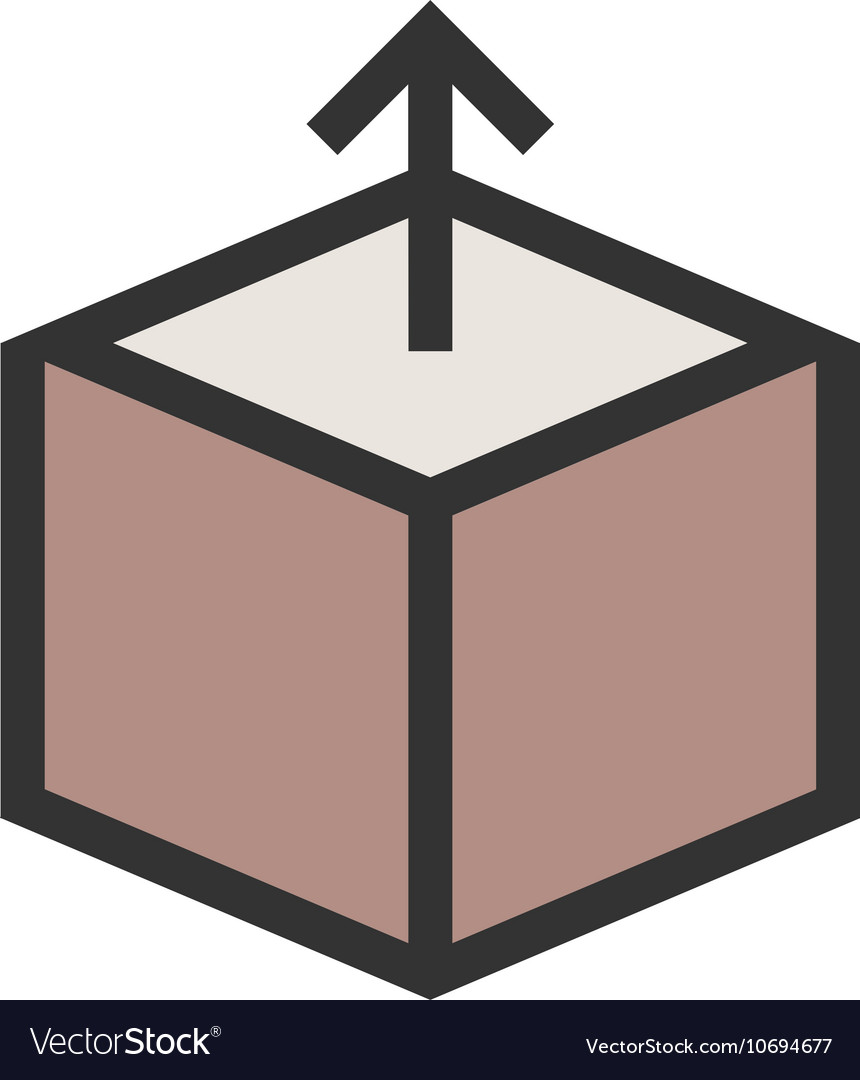 Open package Royalty Free Vector Image - VectorStock