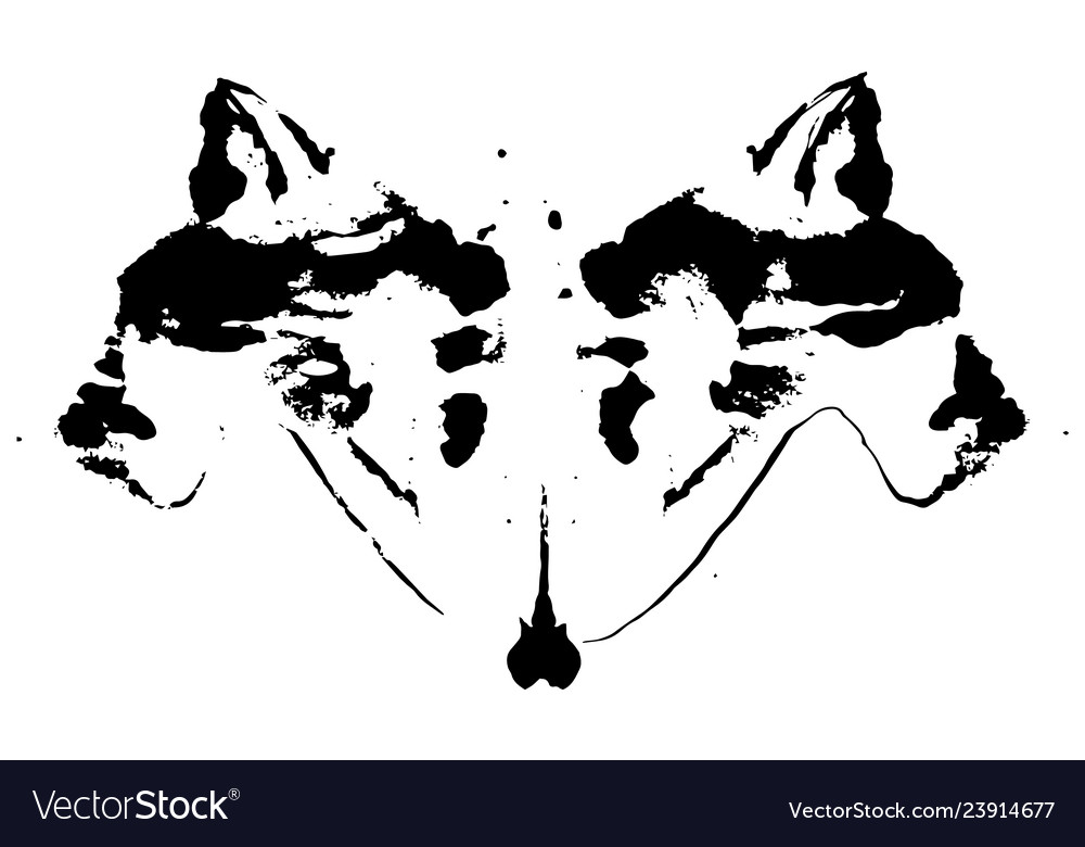 Rorschach inkblot test random Royalty Free Vector Image Rorschach inkblot test random Royalty Free Vector Image