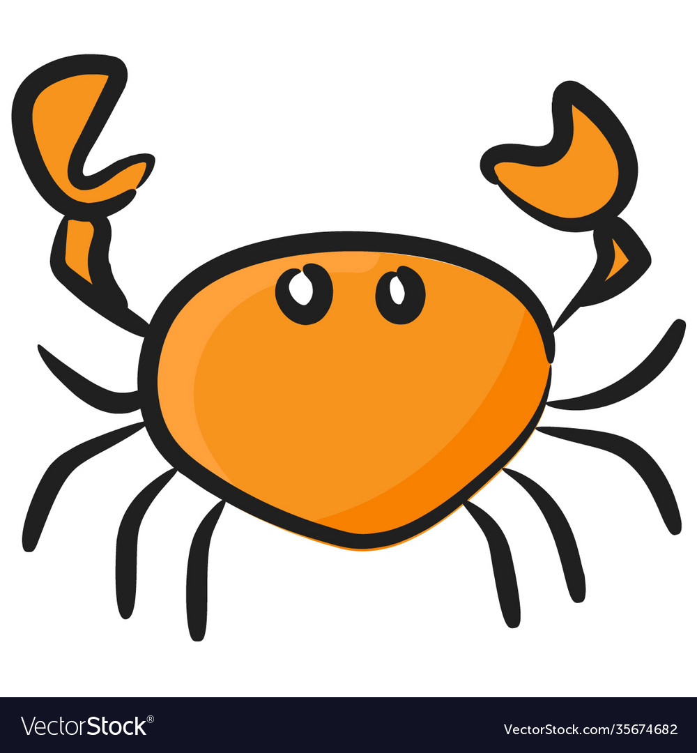 Crab Royalty Free Vector Image - VectorStock