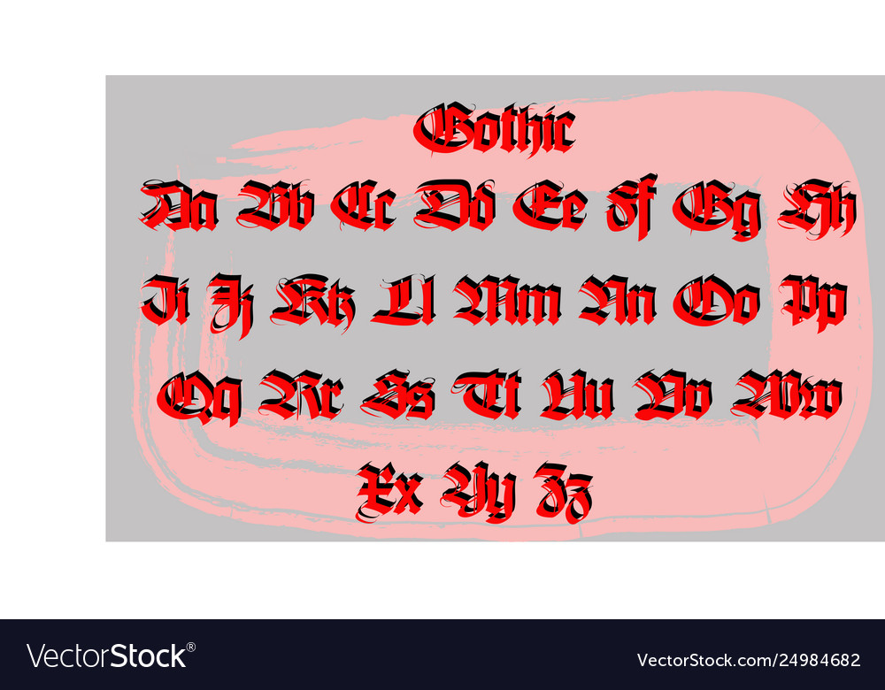 Gothic Royalty Free Vector Image - VectorStock