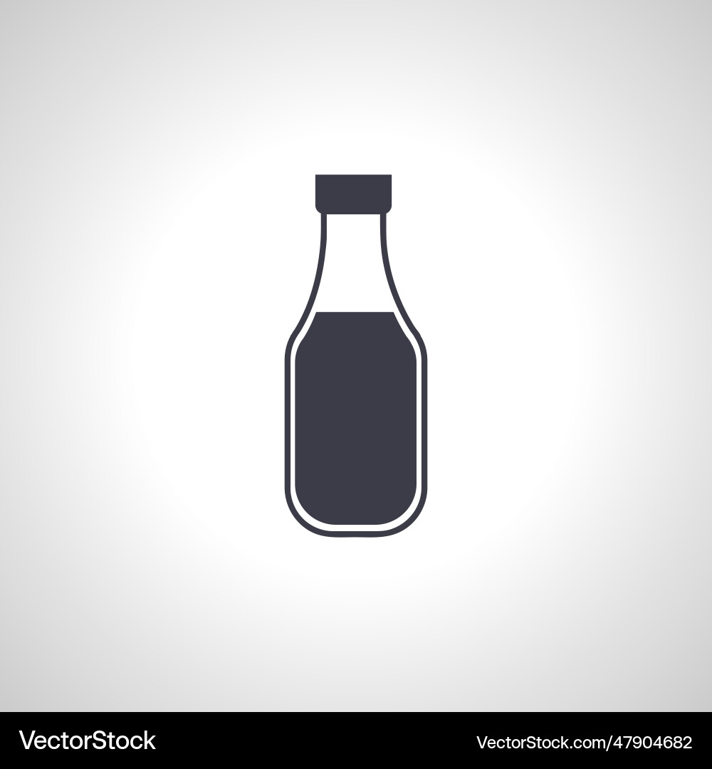 Milk bottle icon milk bottle icon Royalty Free Vector Image