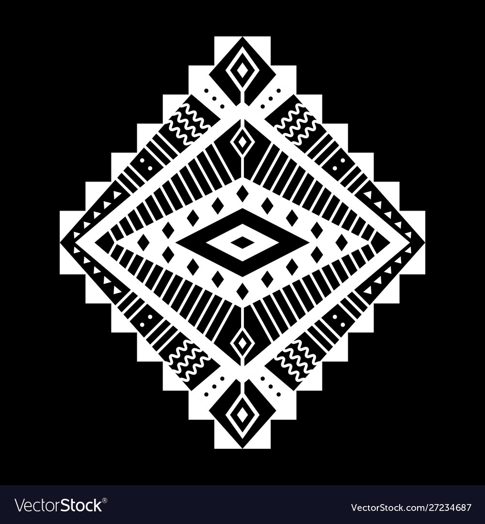 Aztec element Royalty Free Vector Image - VectorStock
