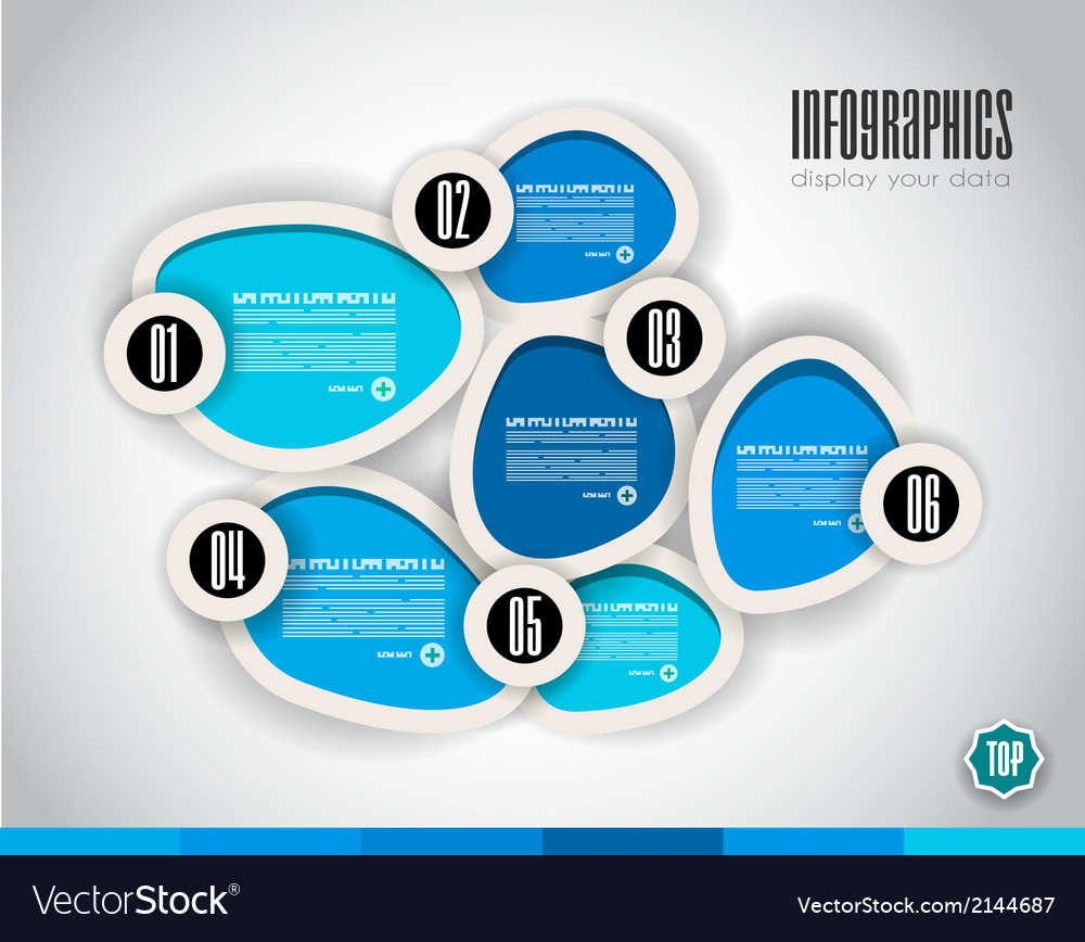 Bubble infographic Royalty Free Vector Image - VectorStock