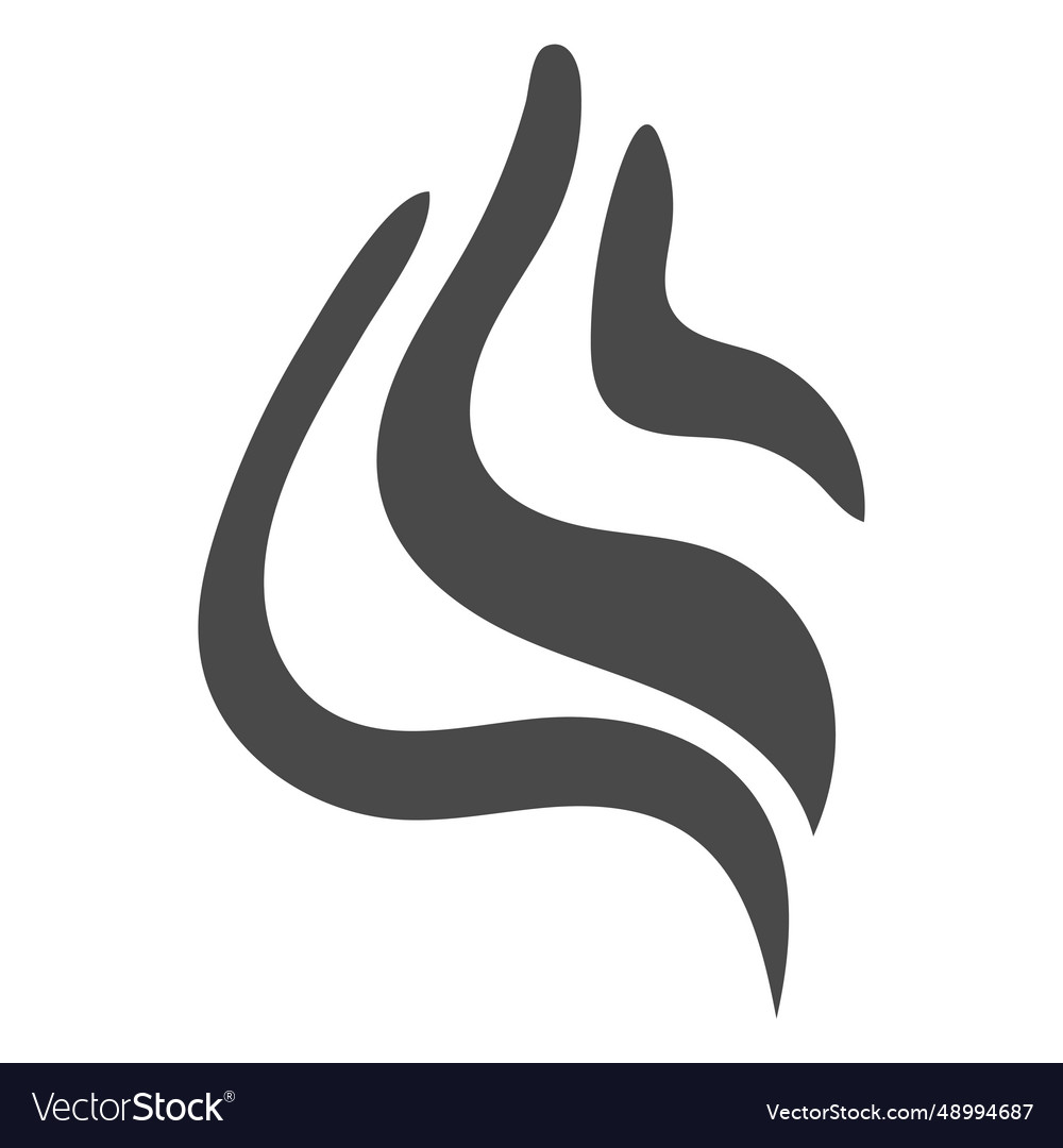 Rounded icon strands Royalty Free Vector Image