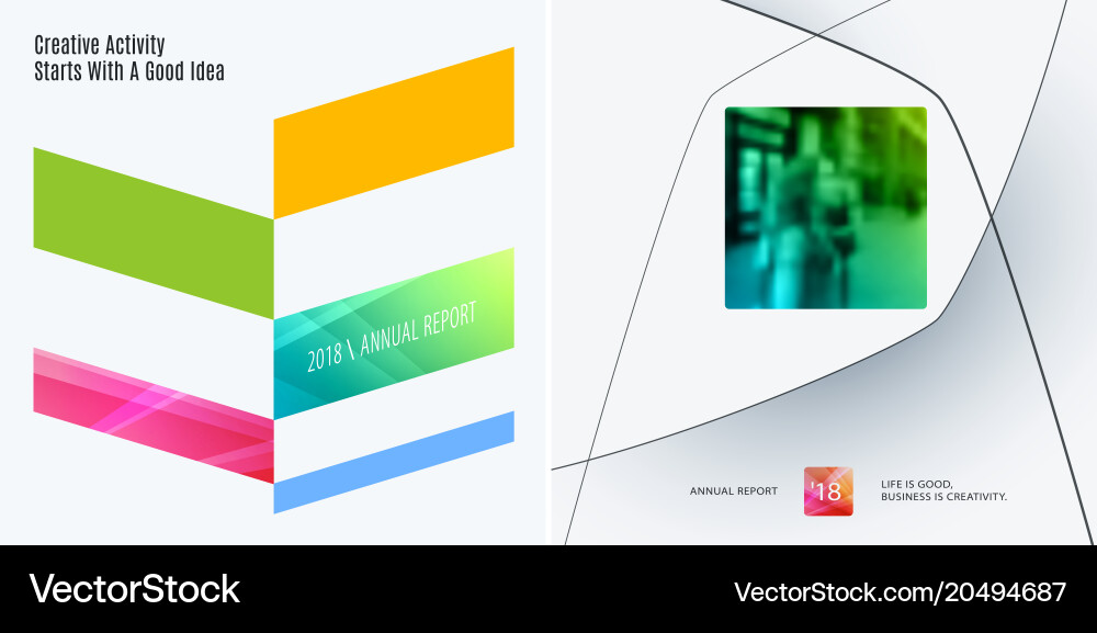 Set of abstract design for graphic template Vector Image