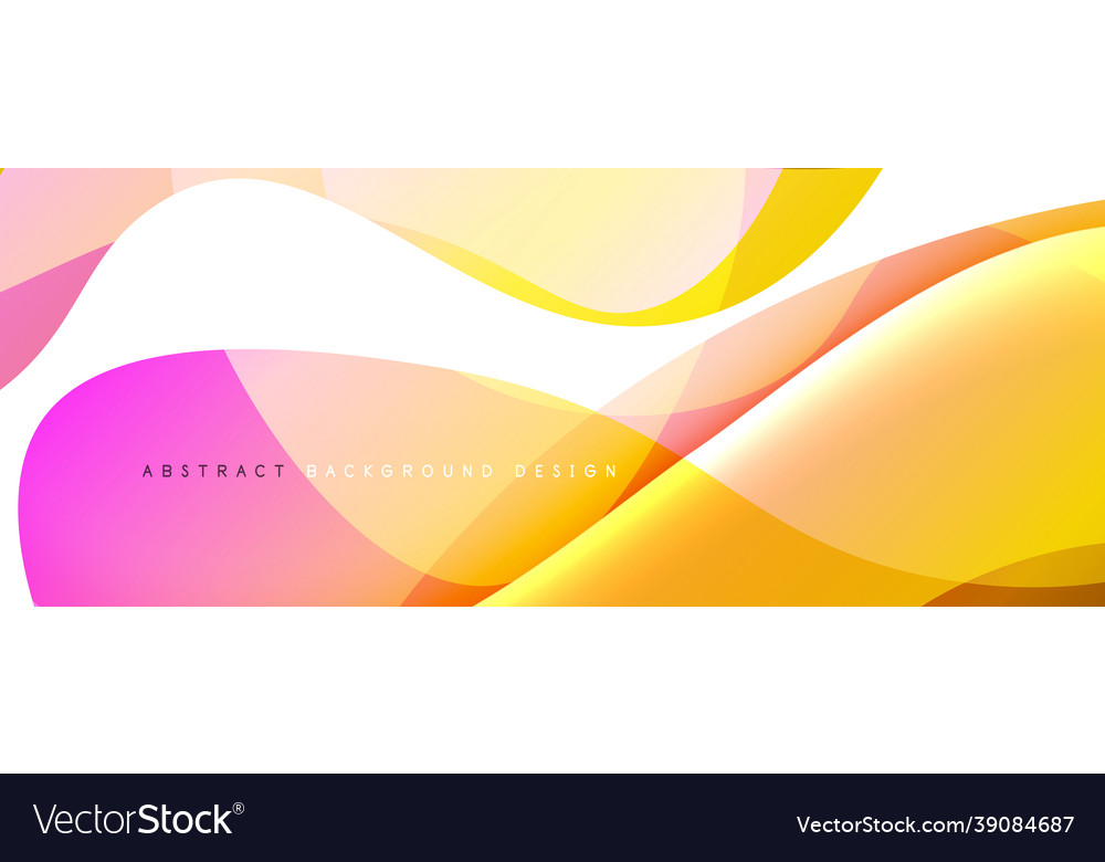 Trendy simple fluid color gradient abstract Vector Image