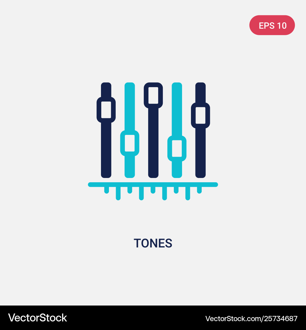 Two color tones icon from business concept Vector Image