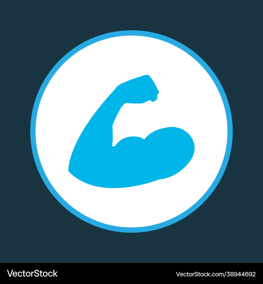 Arm icon colored symbol premium quality isolated Vector Image