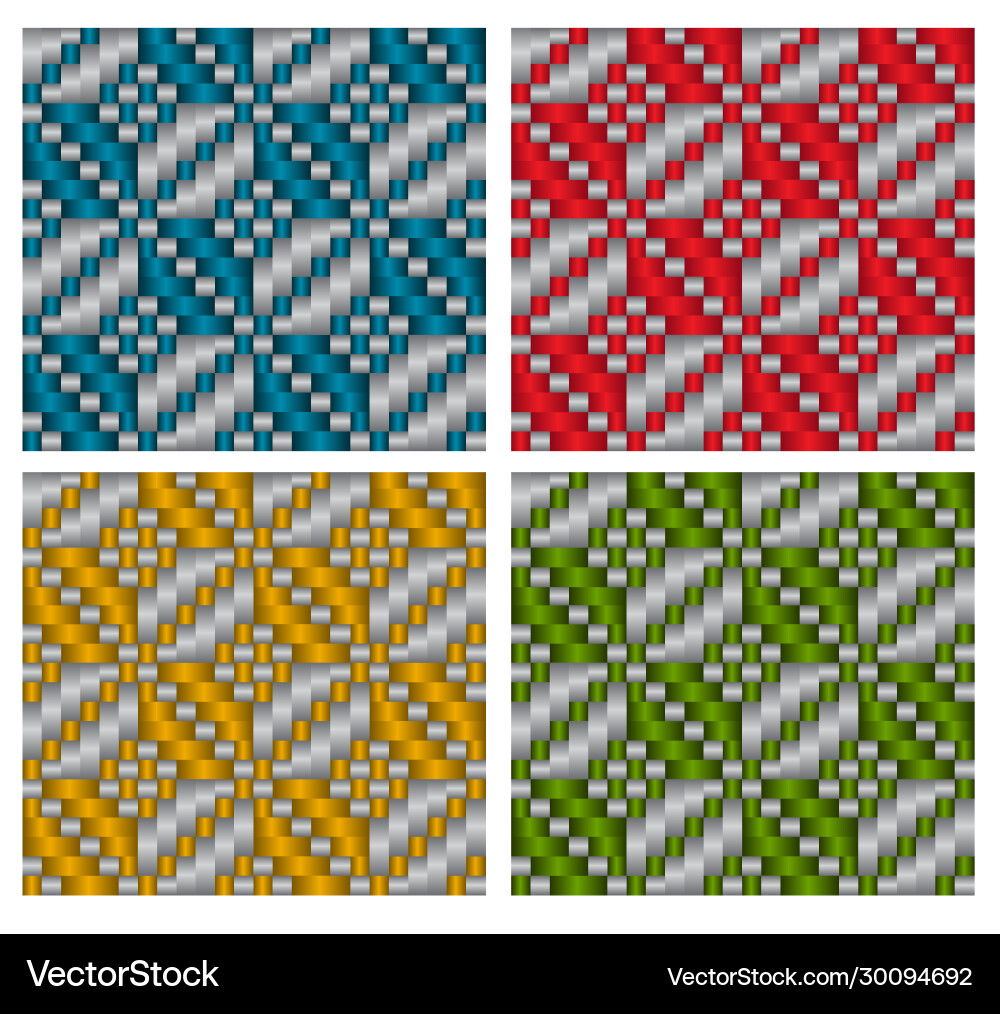 Beautiful decorative ethnic woven anyaman Vector Image