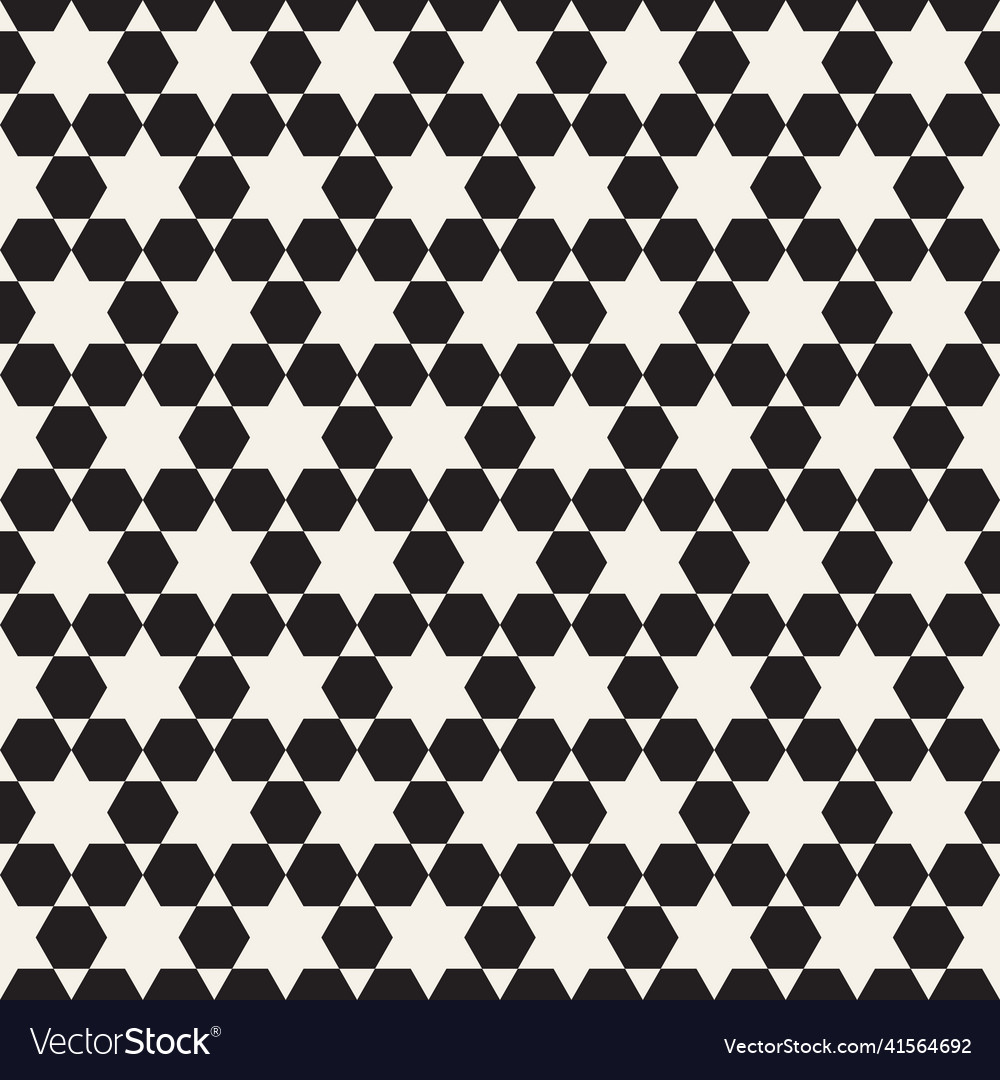 Seamless pattern repeating geometric elements Vector Image