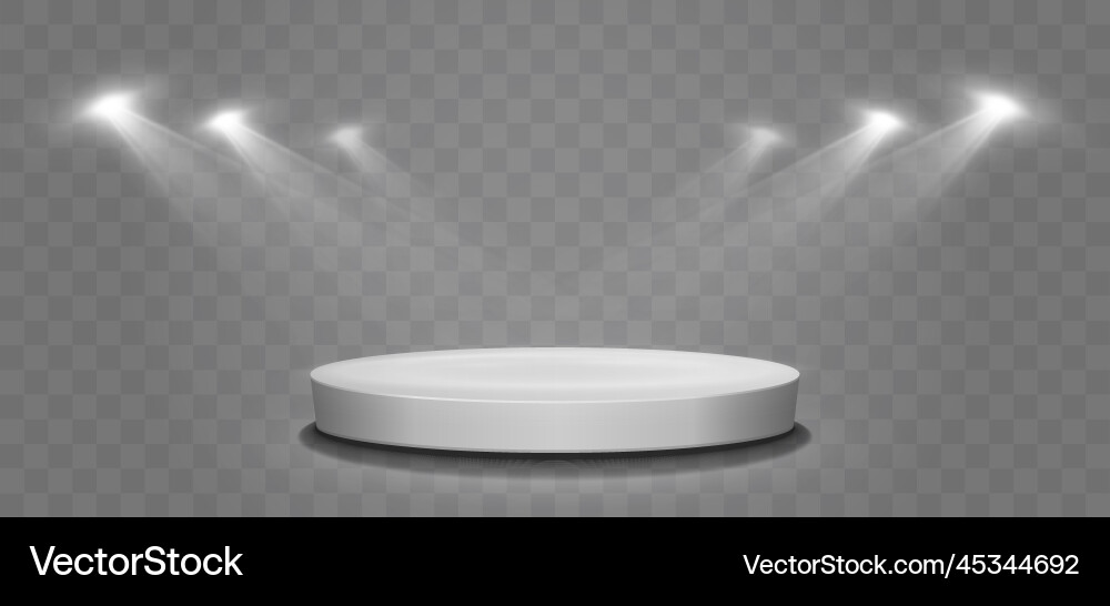 Spotlights with stage light effect Royalty Free Vector Image
