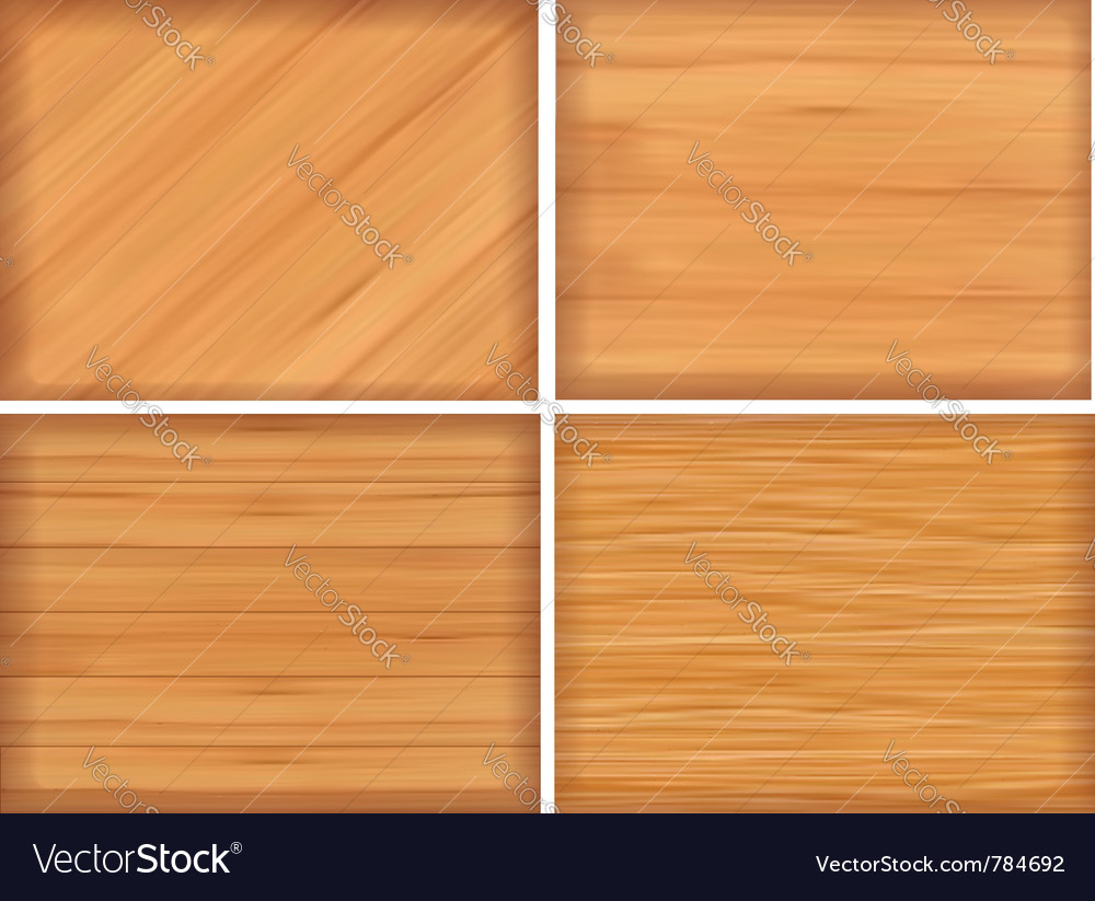 Wood texture set Royalty Free Vector Image - VectorStock