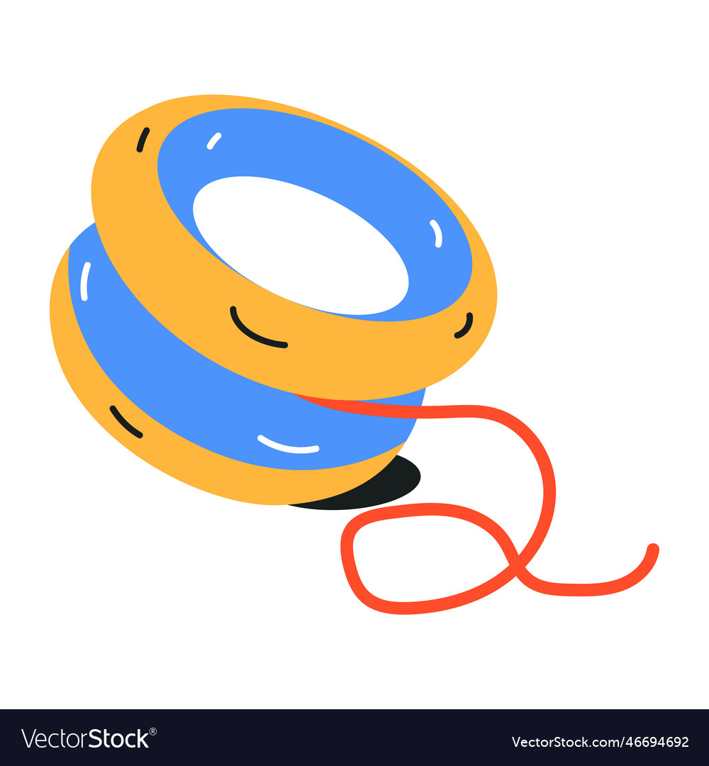 Yoyo toy Royalty Free Vector Image - VectorStock