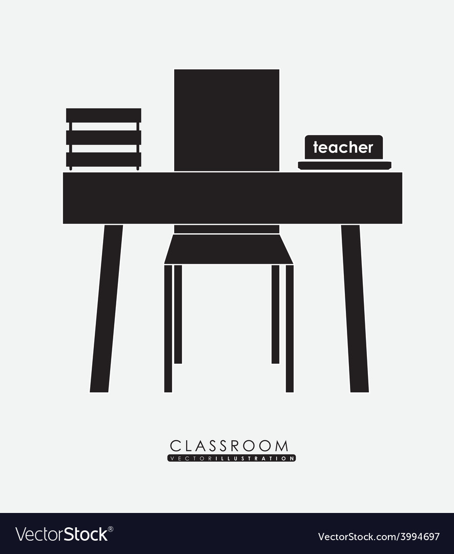 Class room design Royalty Free Vector Image - VectorStock