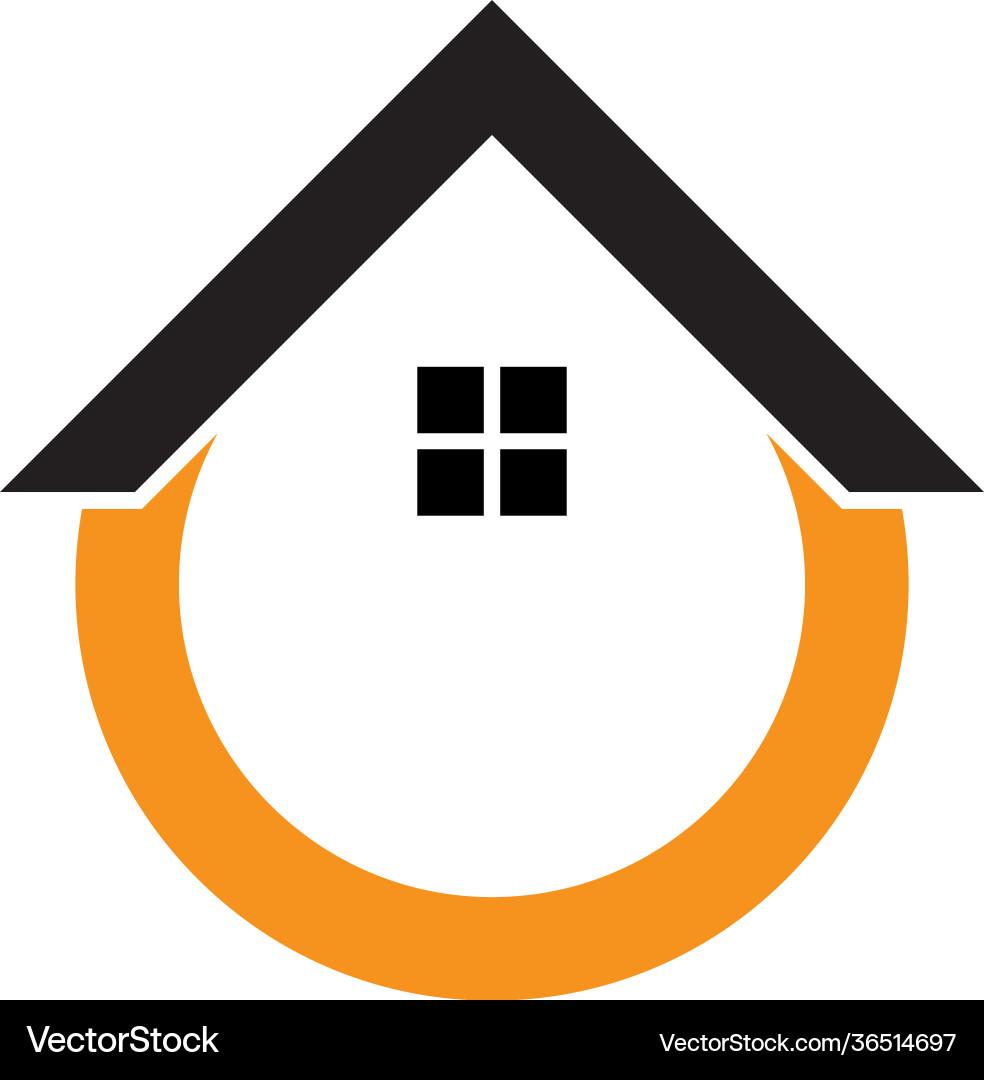 Property logo template Royalty Free Vector Image