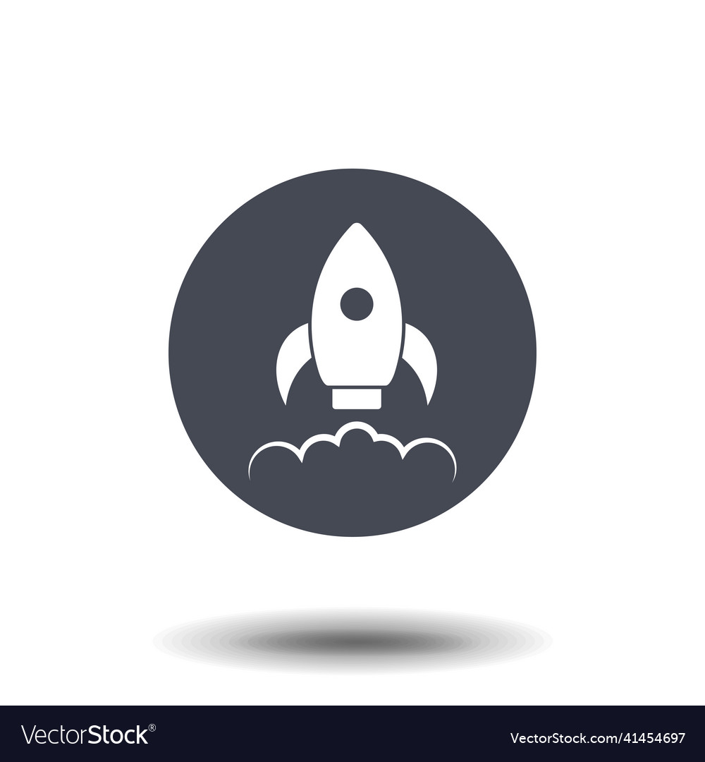 Rocket icon logo Royalty Free Vector Image - VectorStock
