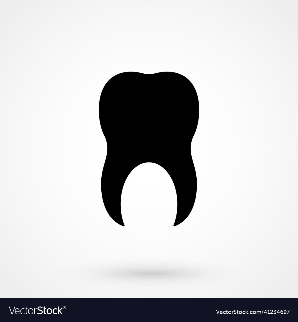 Tooth icon Royalty Free Vector Image - VectorStock