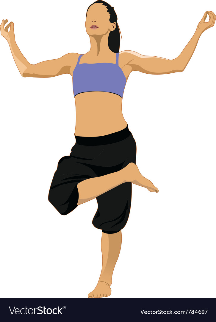 Yoga Royalty Free Vector Image - VectorStock