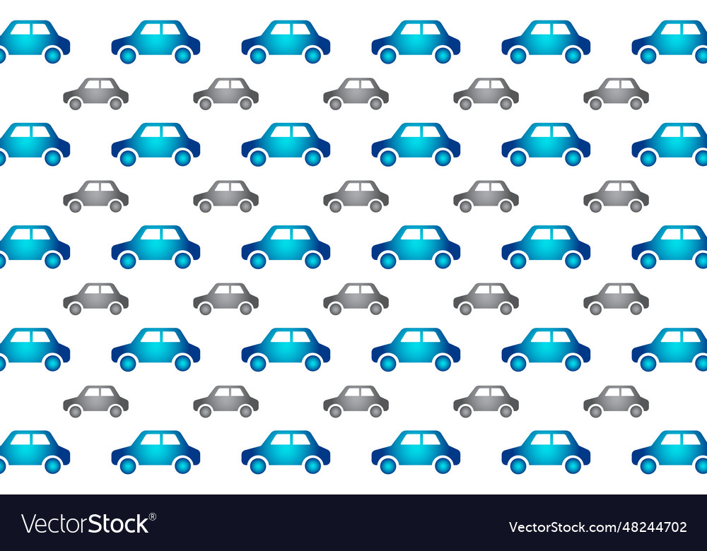 Abstract small car pattern background Royalty Free Vector