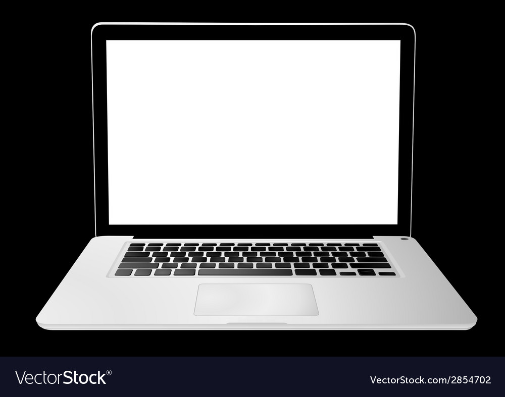 Computer laptop Royalty Free Vector Image - VectorStock
