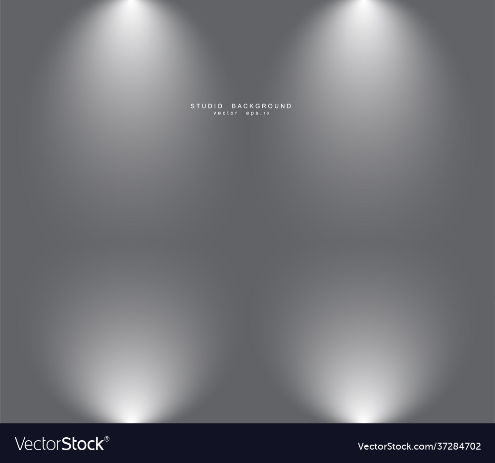 Grey Gradient Studio Backdrop Royalty Free Vector Image
