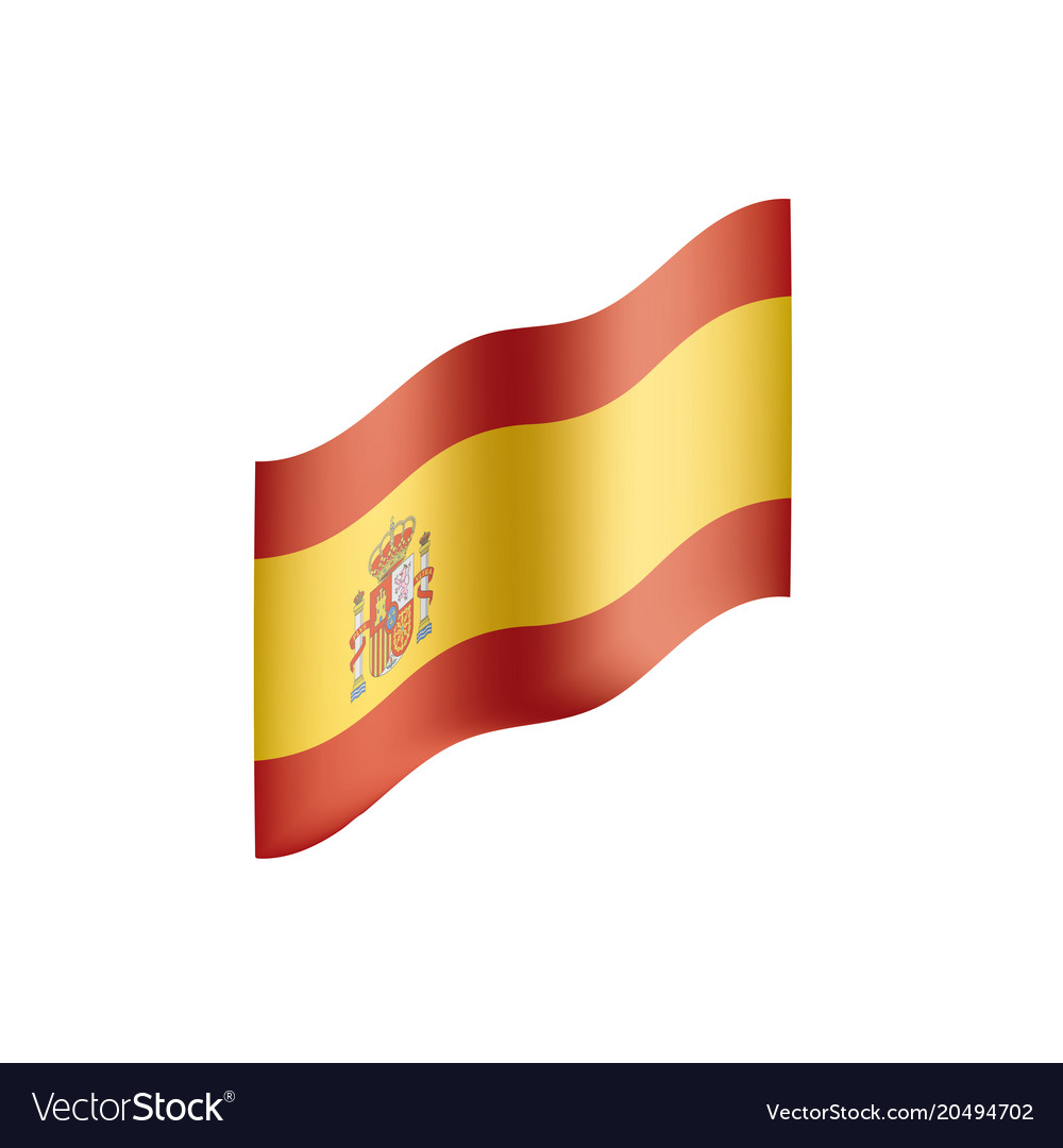 Spain flag Royalty Free Vector Image - VectorStock