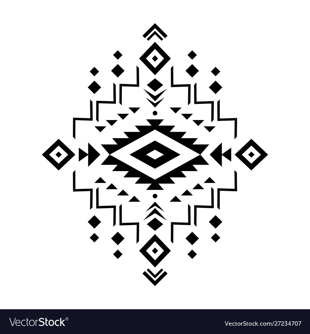 Aztec element Royalty Free Vector Image - VectorStock