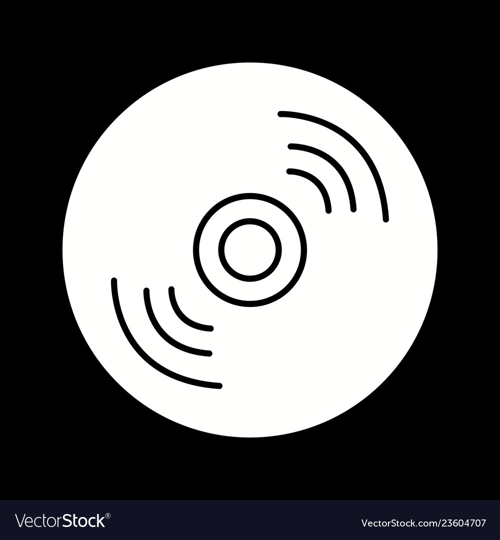 Compact disk icon Royalty Free Vector Image - VectorStock