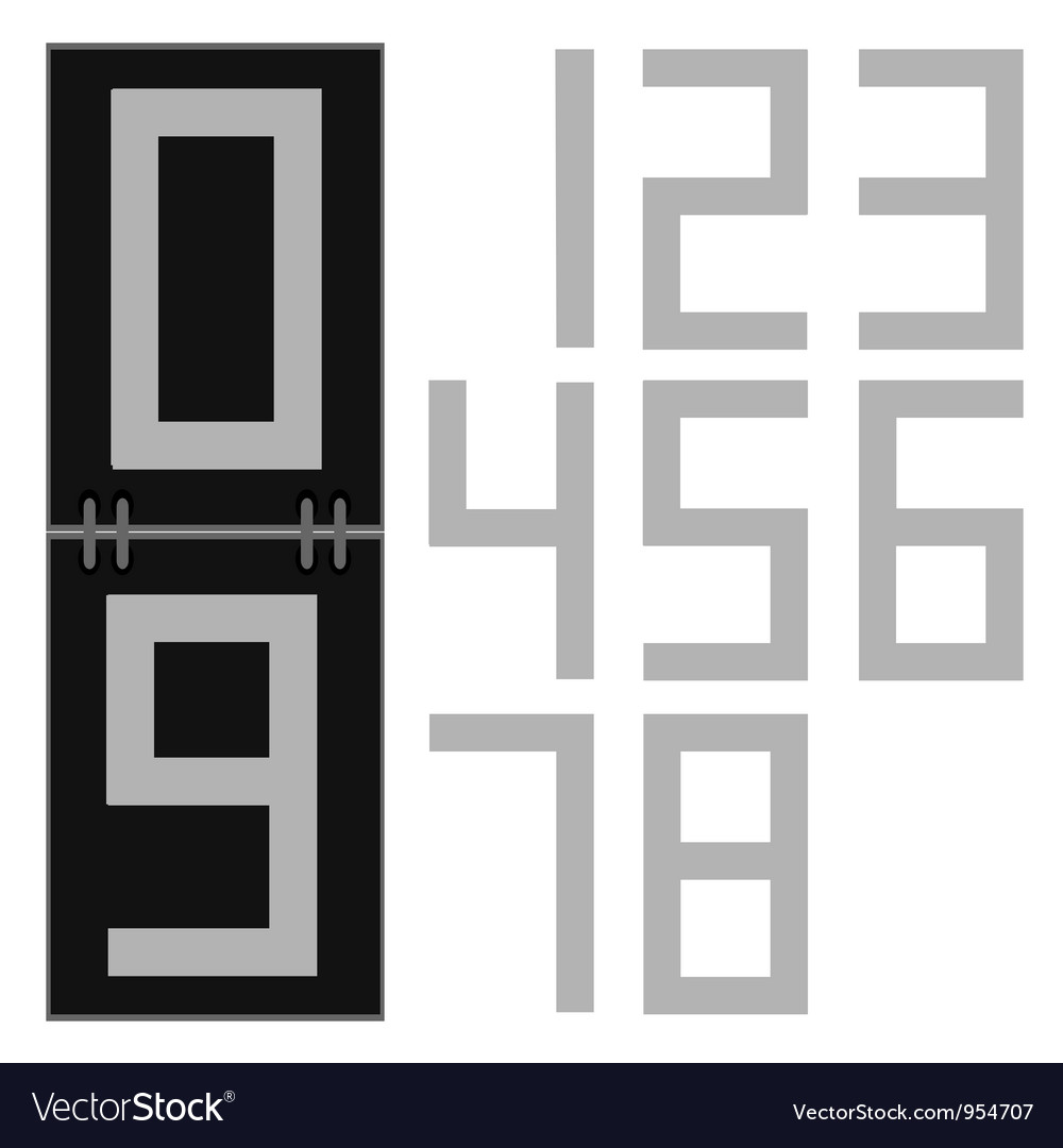 Digital display Royalty Free Vector Image - VectorStock