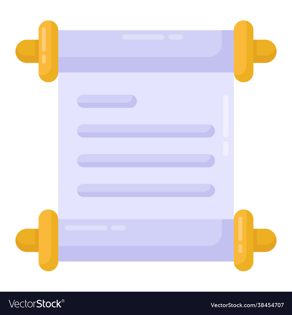 Paper scroll Royalty Free Vector Image - VectorStock
