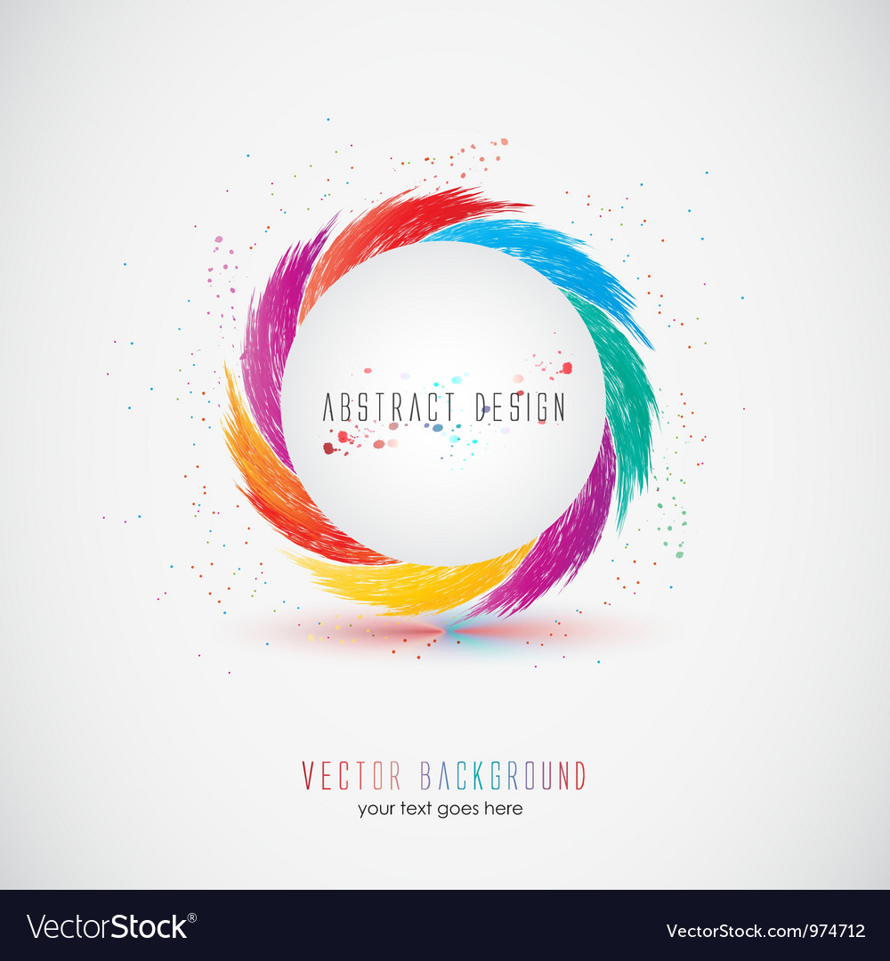 Abstract design Royalty Free Vector Image - VectorStock