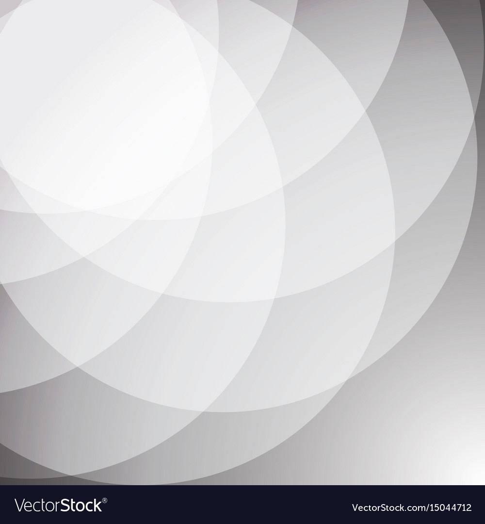 Abstract white stack circle background Royalty Free Vector