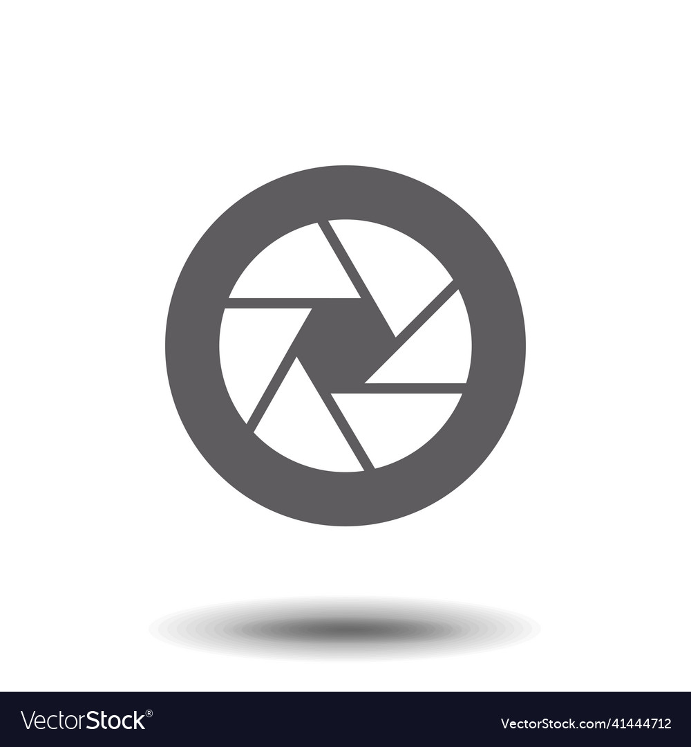 Camera objective icon symbol Royalty Free Vector Image