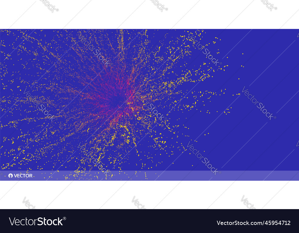 Point explode array with dynamic emitted Vector Image