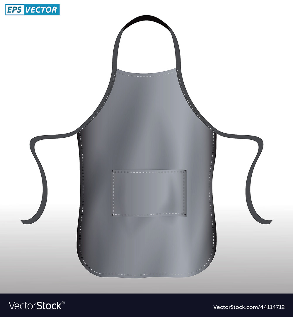 Realistic chef apron for waiter restaurant Vector Image