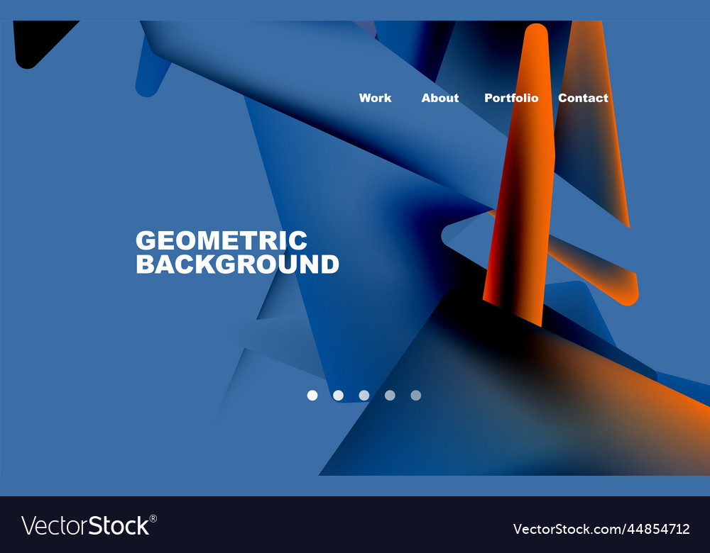 Shards shape composition abstract background web Vector Image