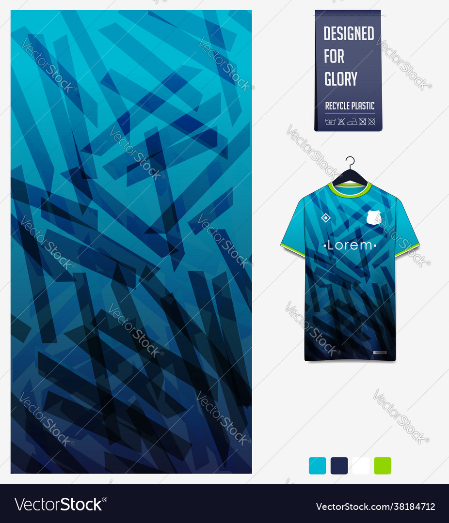 Soccer jersey pattern design abstract pattern Vector Image