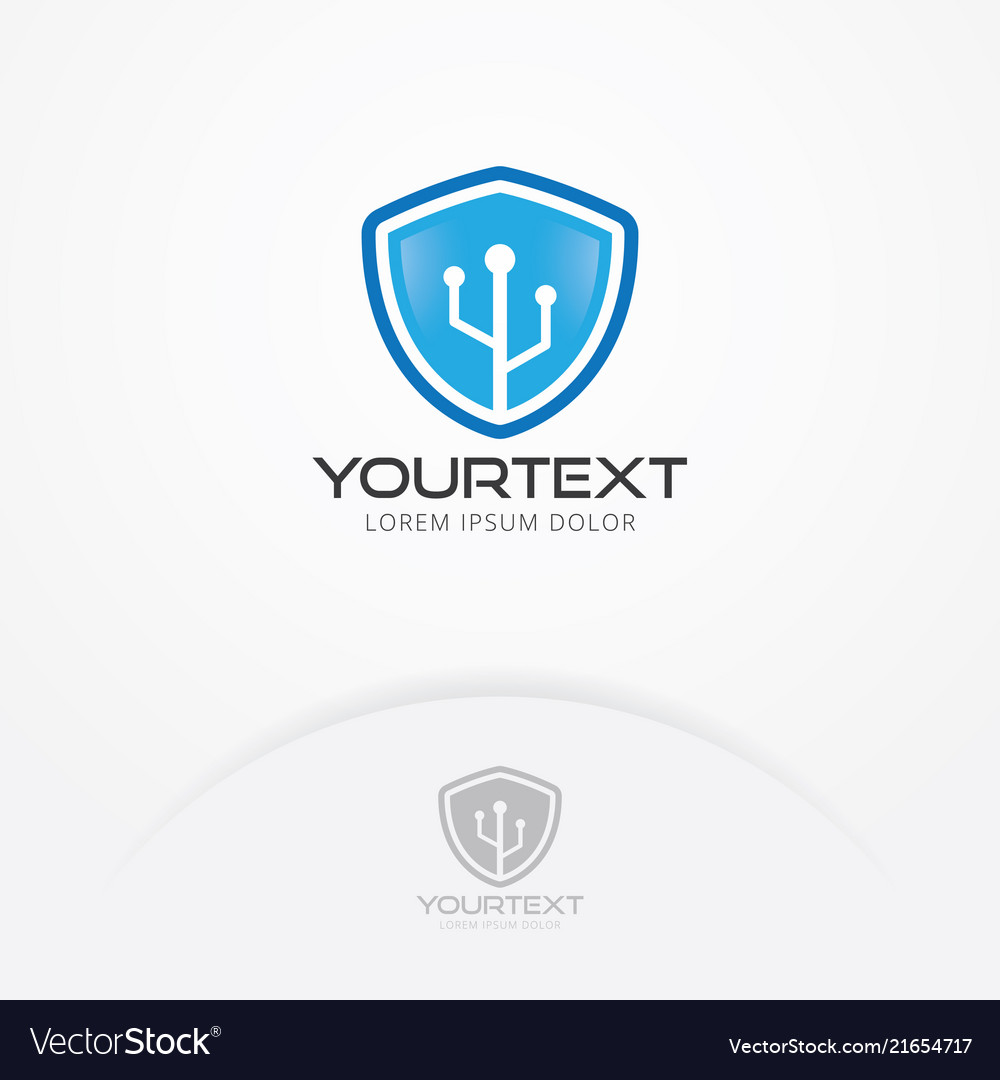 Data security logo Royalty Free Vector Image - VectorStock