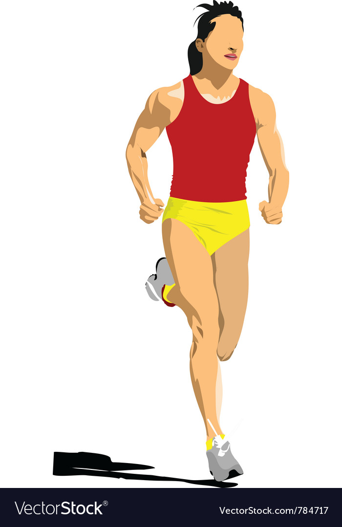 Sprinter Royalty Free Vector Image - VectorStock