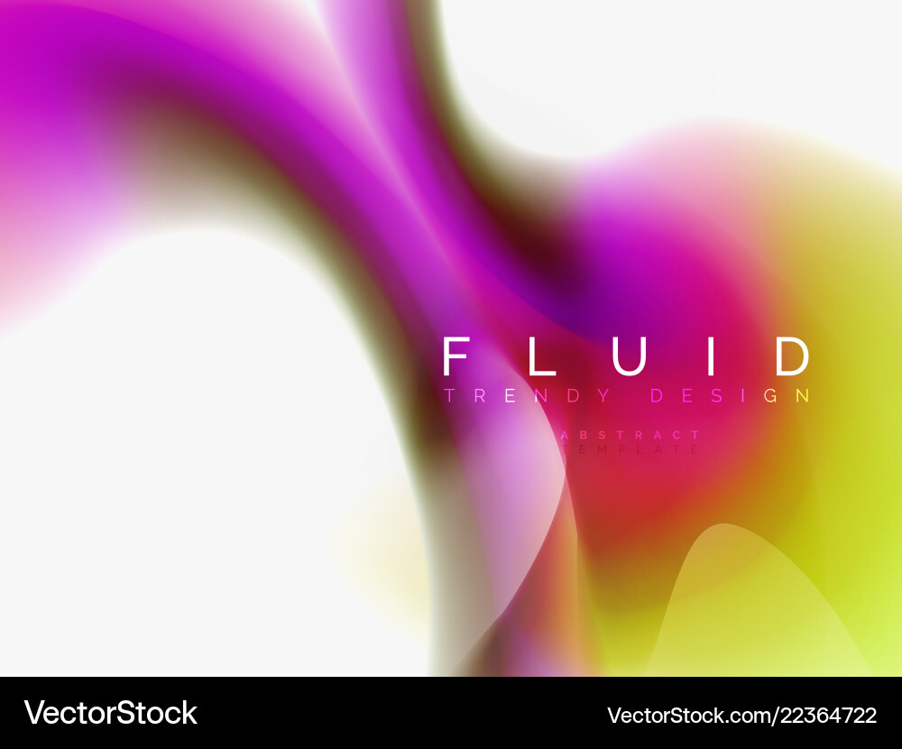 Background abstract color flow liquid design Vector Image