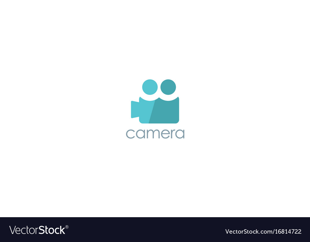 Camera record logo Royalty Free Vector Image - VectorStock