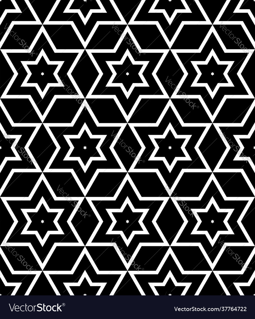Seamless Stars Pattern Royalty Free Vector Image